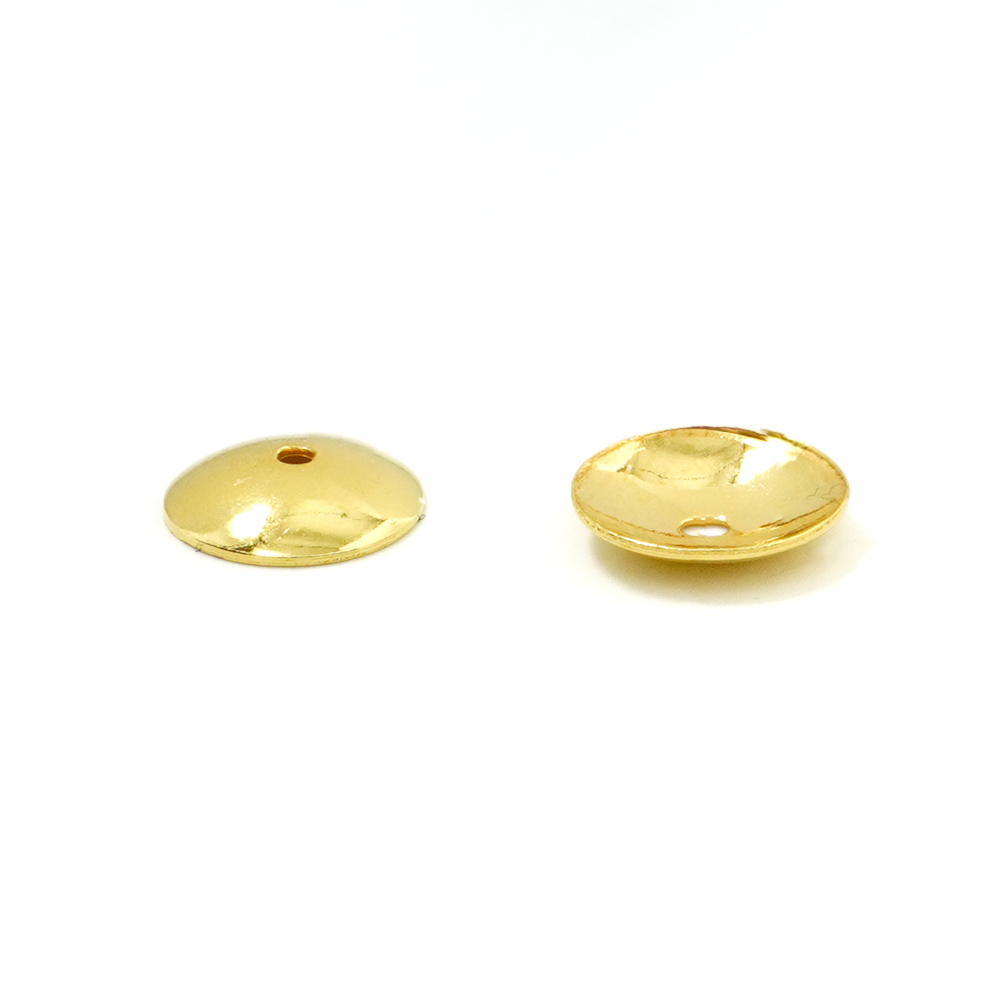 Argento 925 coppetta forata da 3mm a 8mm – Dorato - Semilavorati in ...